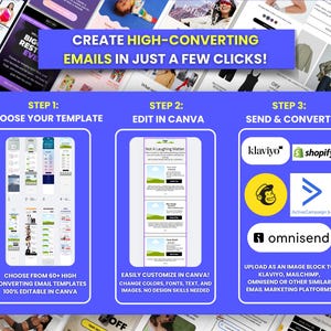 60+ Canva Email Templates for Men & Women Fashion Clothing Brand Email ...