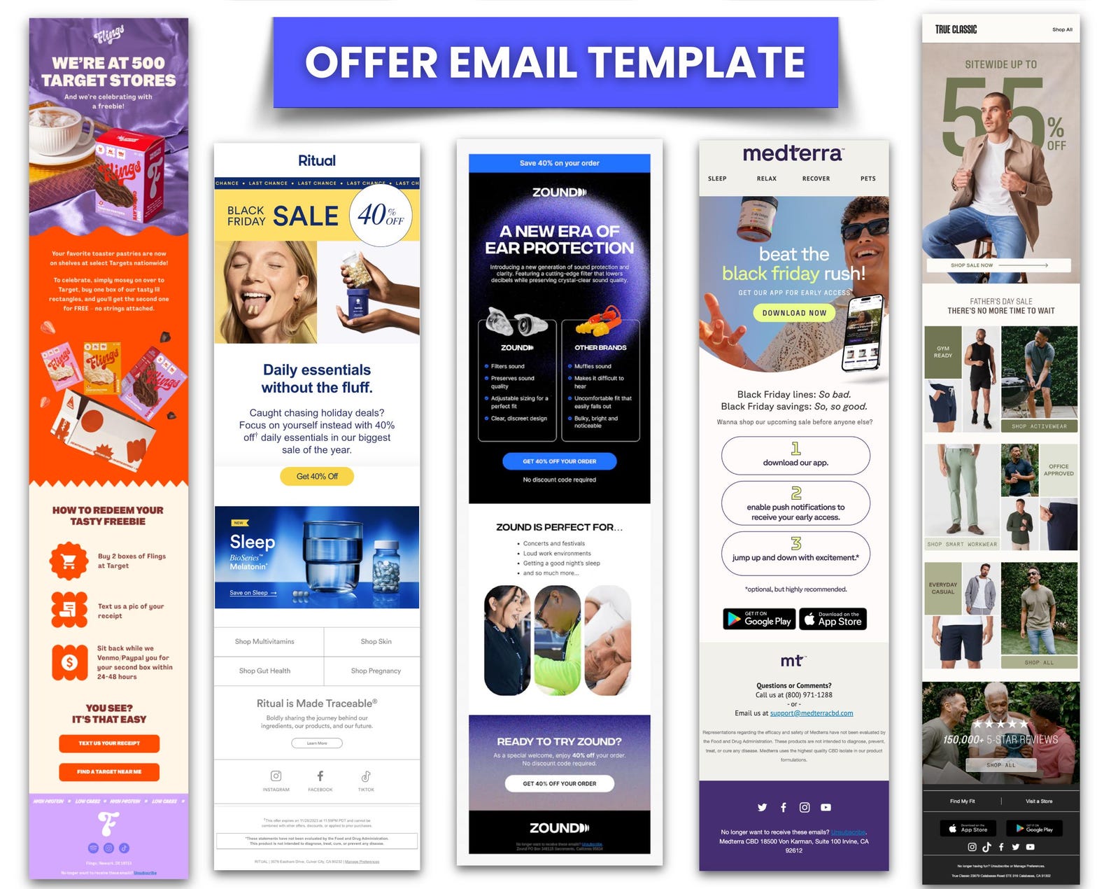 50+ Figma Email Templates for All Niches Ecommerce Brands Email ...