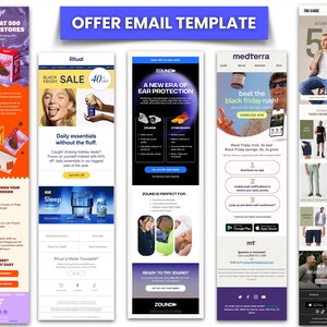 50+ Figma Email Templates for All Niches Ecommerce Brands Email ...