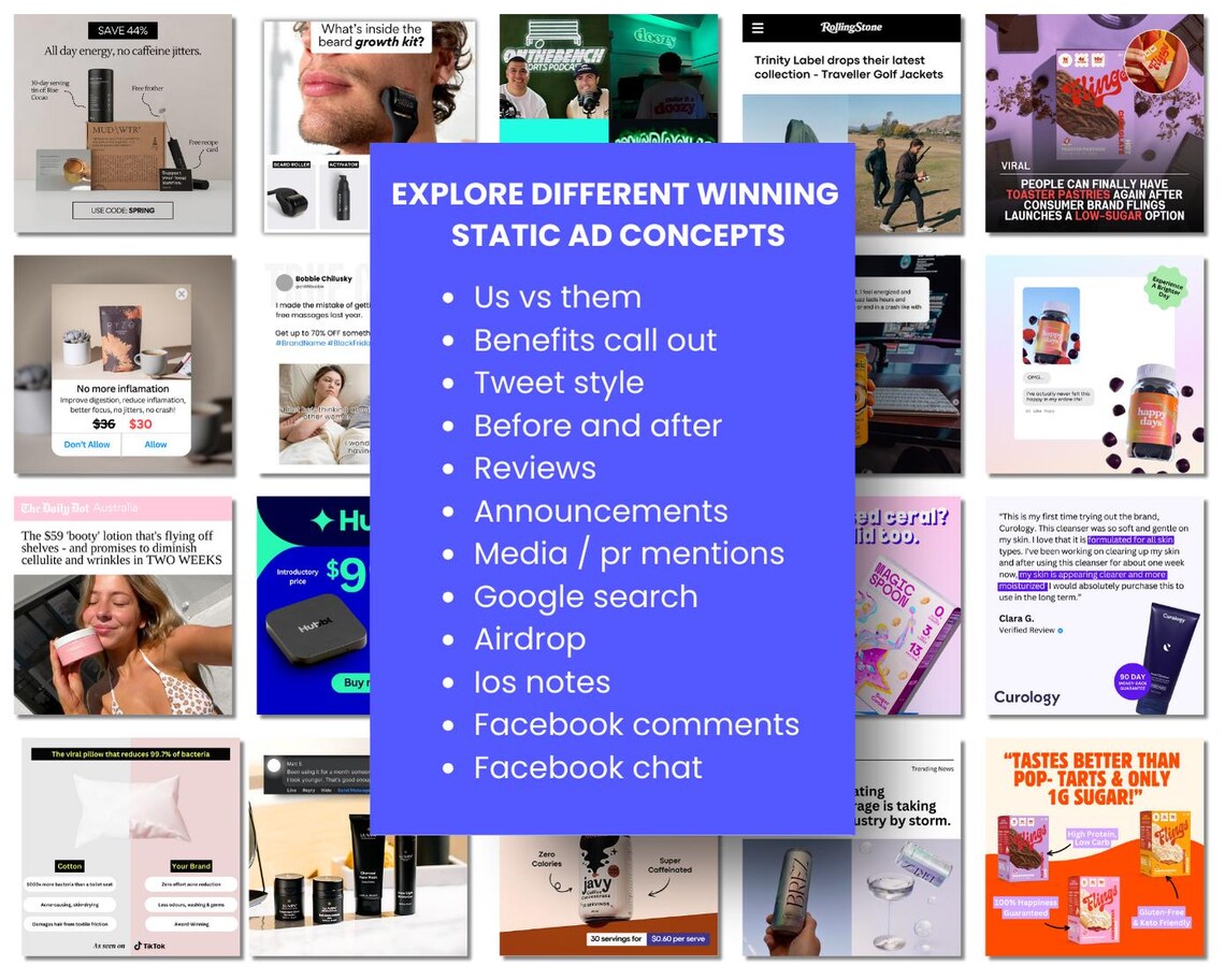 580+ PLR Winning Static Ads Canva Template, Image Ad Creatives ...