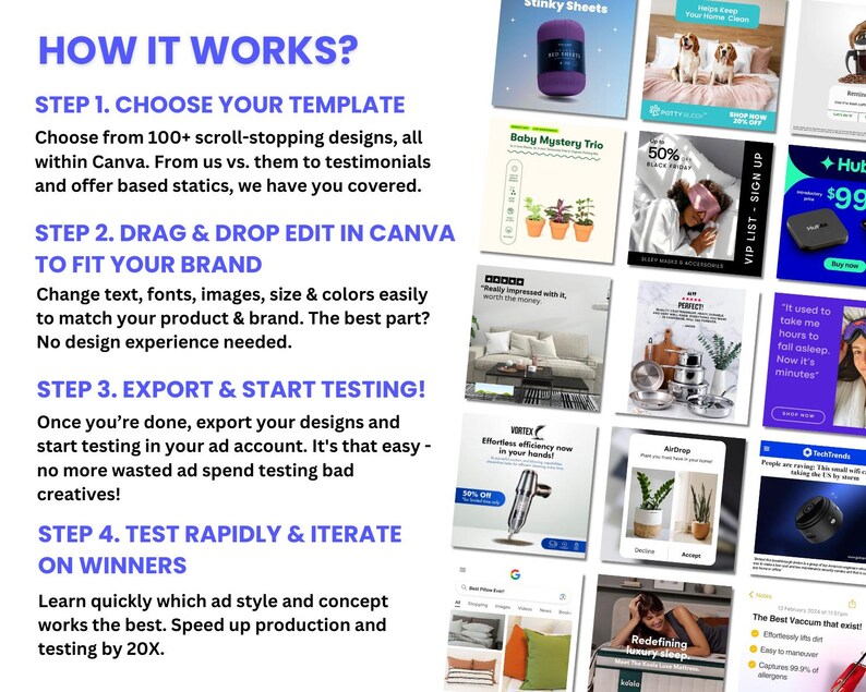 100+ Winning Static Ad Canva Templates for Home & Decor Furniture Image ...