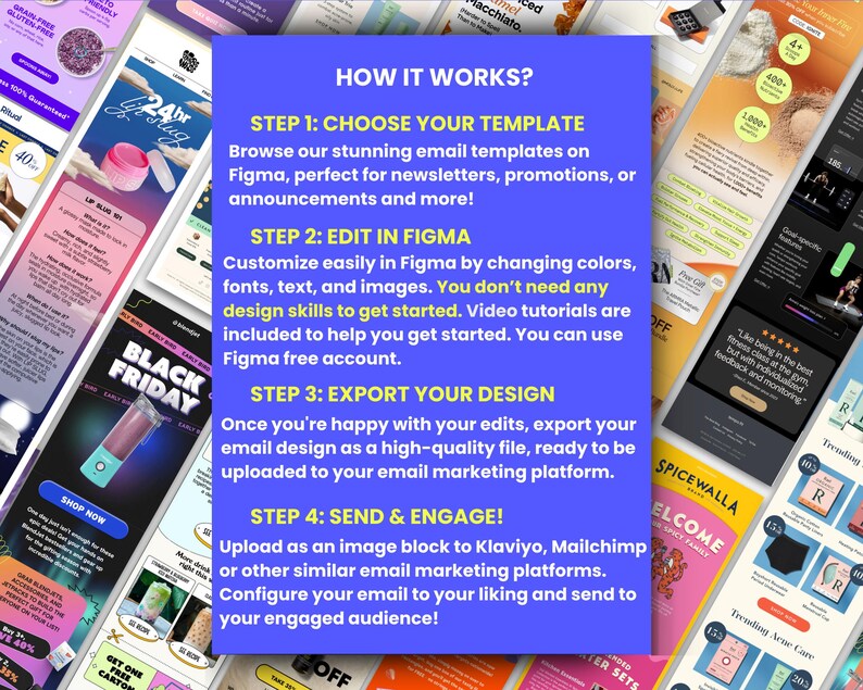 150+ Figma Email Templates for All Niches Ecommerce Brands Email ...