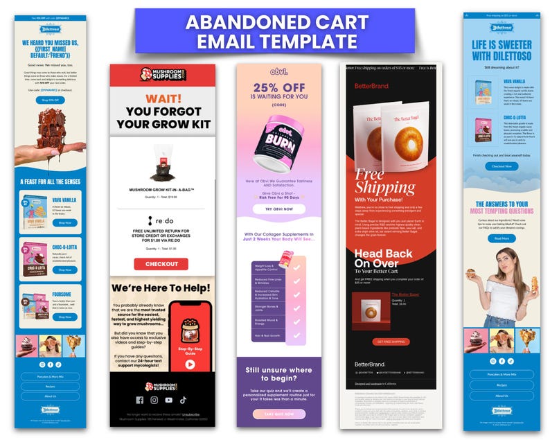 50+ Figma Email Templates for All Niches Ecommerce Brands Email ...