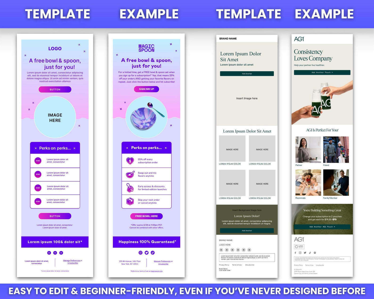 50+ Figma Email Templates for All Niches Ecommerce Brands Email ...