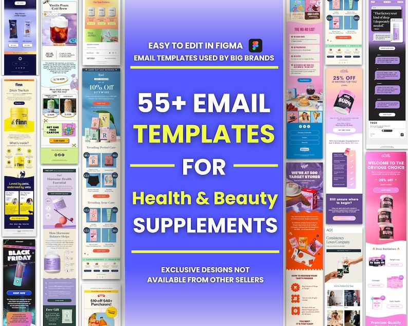 55+ Email Templates for Health & Beauty Supplements, Email Sequencing ...