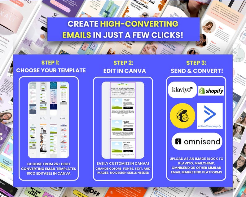 25+ Canva Email Templates for Skincare Products Email Campaign ...