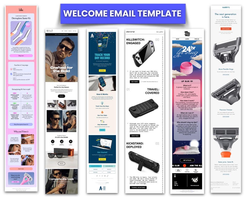 50+ Figma Email Templates for All Niches Ecommerce Brands Email ...