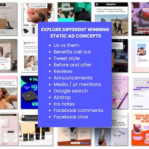 65+ Winning Static Ads Canva Templates, Image Ads Creatives Template ...