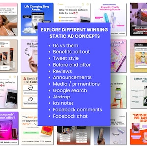 100+ Winning Static Ad Canva Templates for Beauty & Health Supplements ...