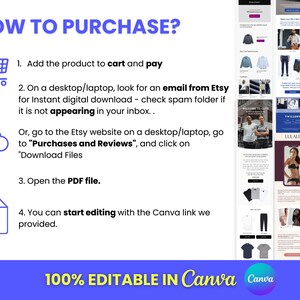 60+ Canva Email Templates for Men & Women Fashion Clothing Brand Email ...