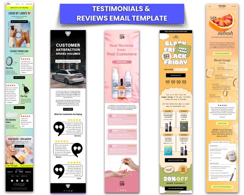 500+ Figma Email Templates for All Niches Ecommerce Brands Email ...