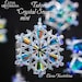 Crystal Snowflake Beading Tutorials – 2 in 1 Tutorial Package – 2 PDF Patterns by Elena ...