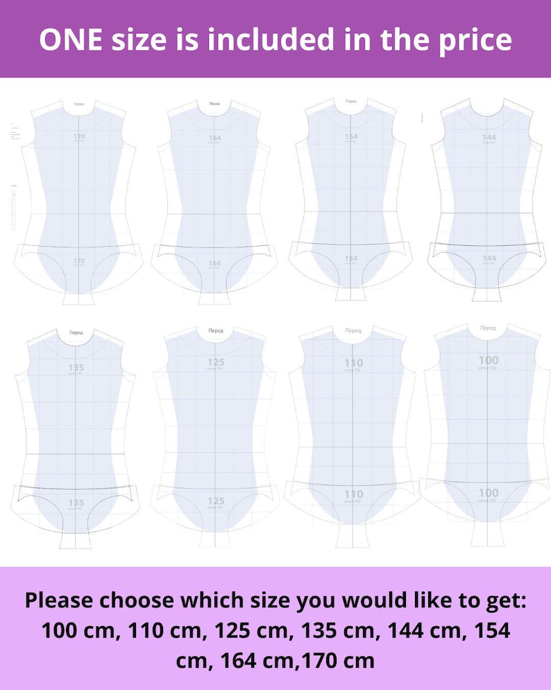 Digital Leotard Sewing Pattern – Rhythmic Gymnastics – PDF + Video ...