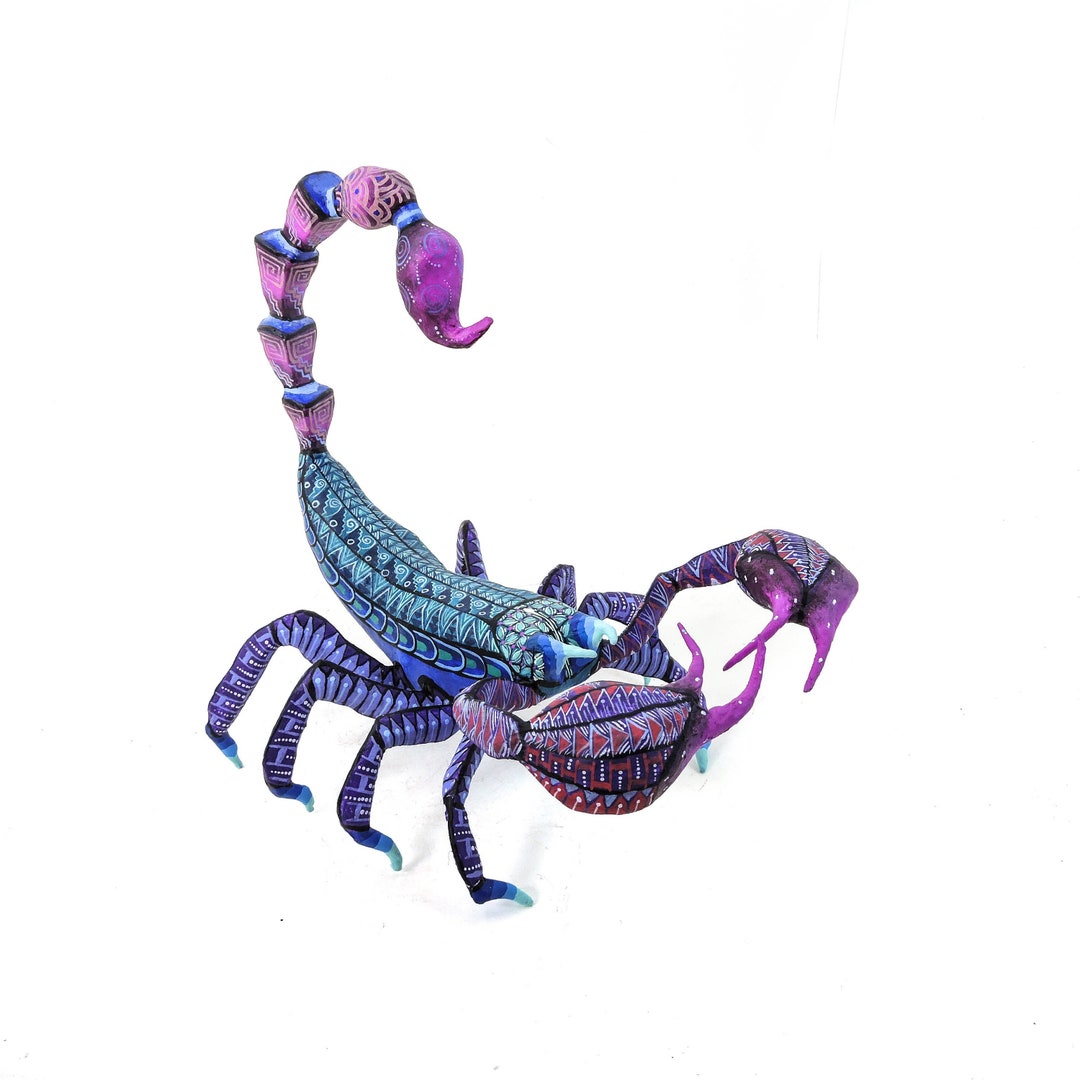 Beautiful Scorpion Sculpture Papier Mache Decor Mexican Alebrije ...