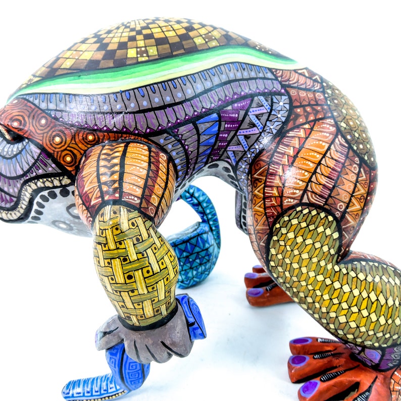 Alebrije Frog Toad Lord Mexican Wood Sculpture Handcarvings From Oaxaca ...