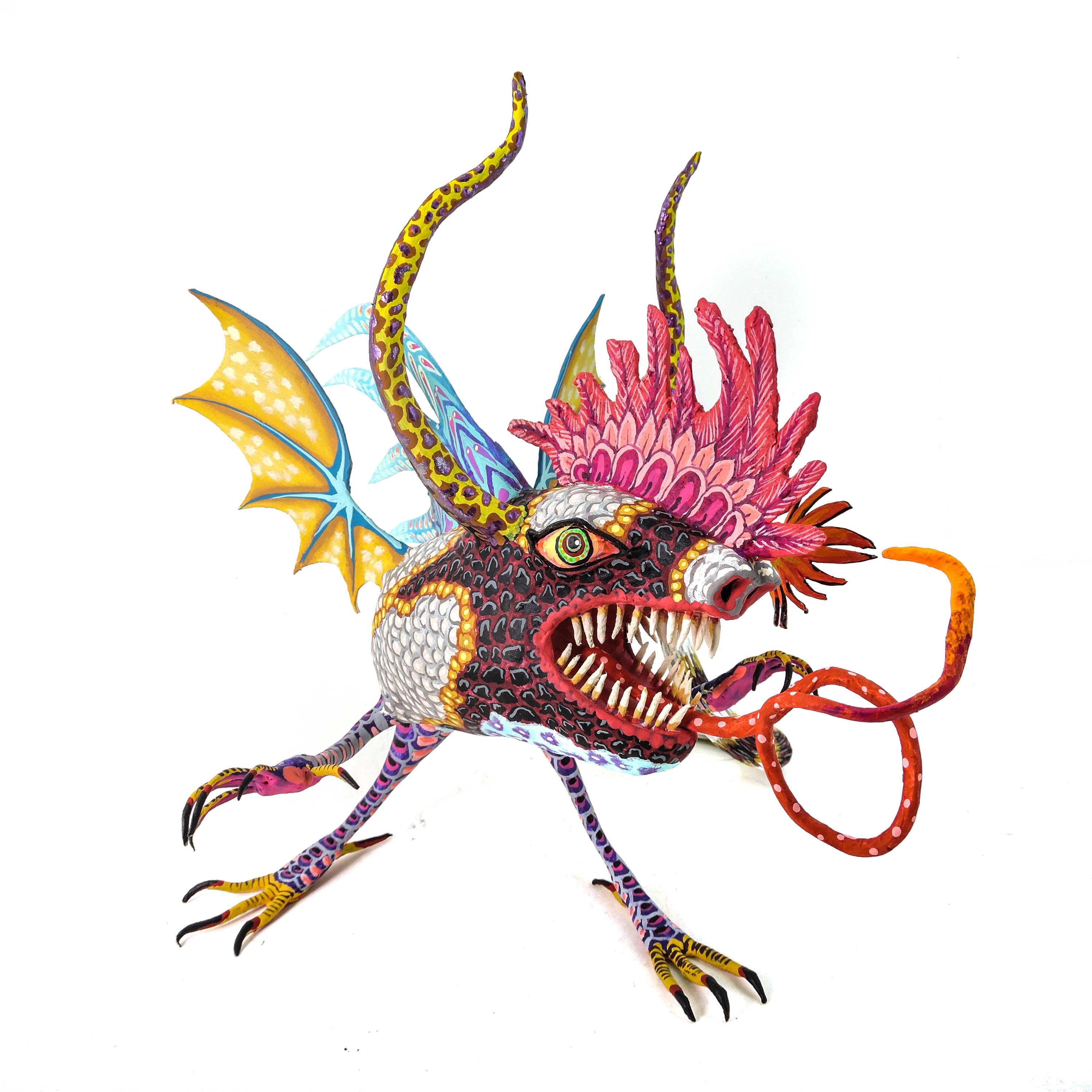 Exquisite Handcrafted Mexican Papier Mâché Alebrije: A Vibrant and ...
