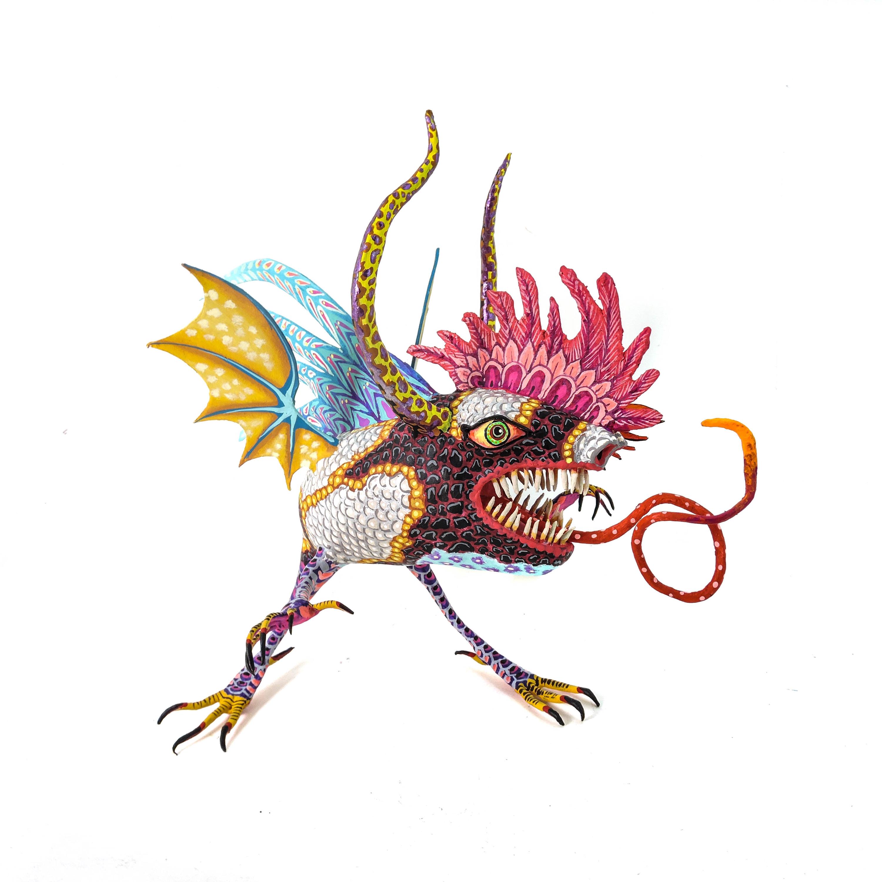 Exquisite Handcrafted Mexican Papier Mâché Alebrije: A Vibrant and ...