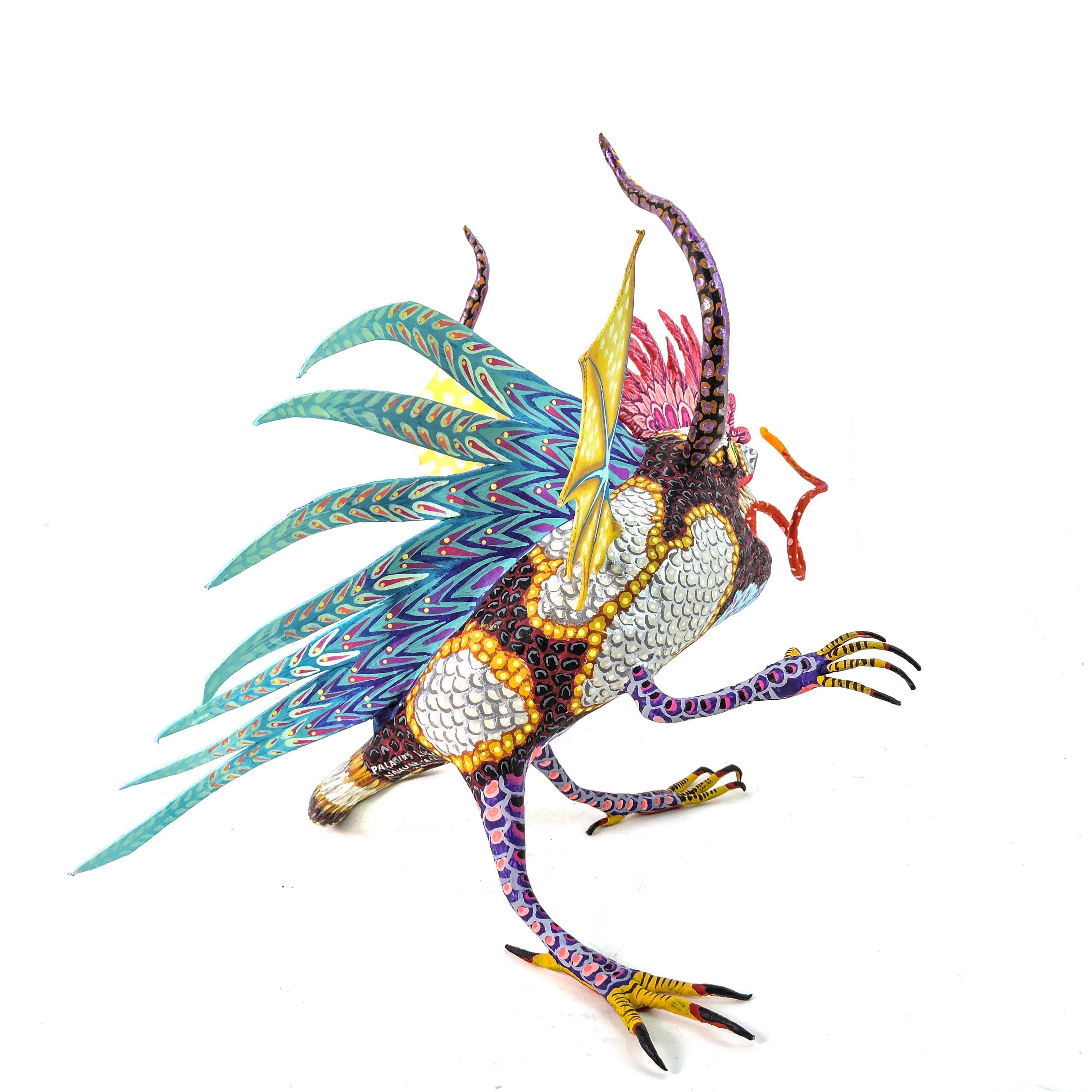 Exquisite Handcrafted Mexican Papier Mâché Alebrije: A Vibrant and ...