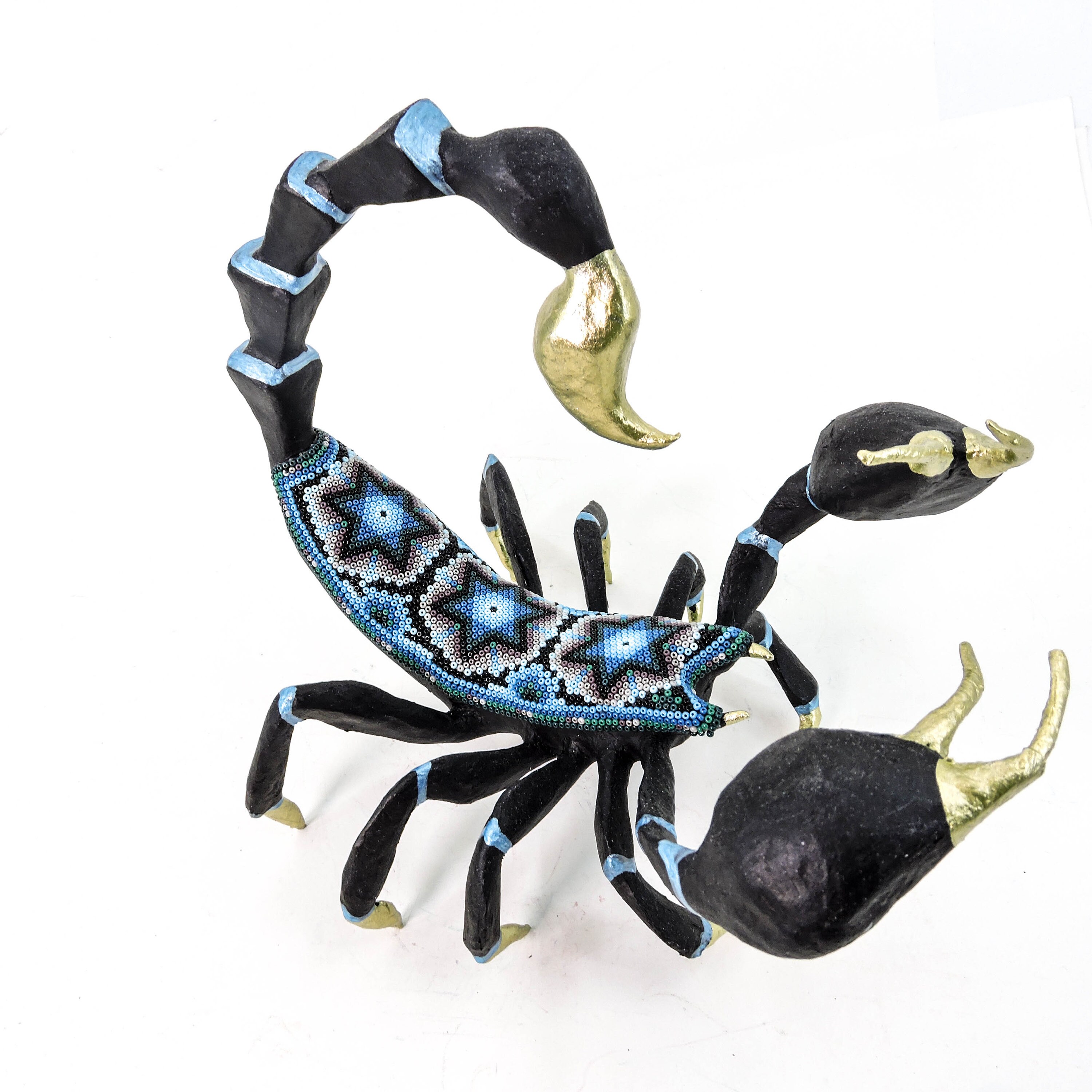 Stunning Scorpion Papier-mâché Sculpture - Mexican Alebrije Wixarika ...