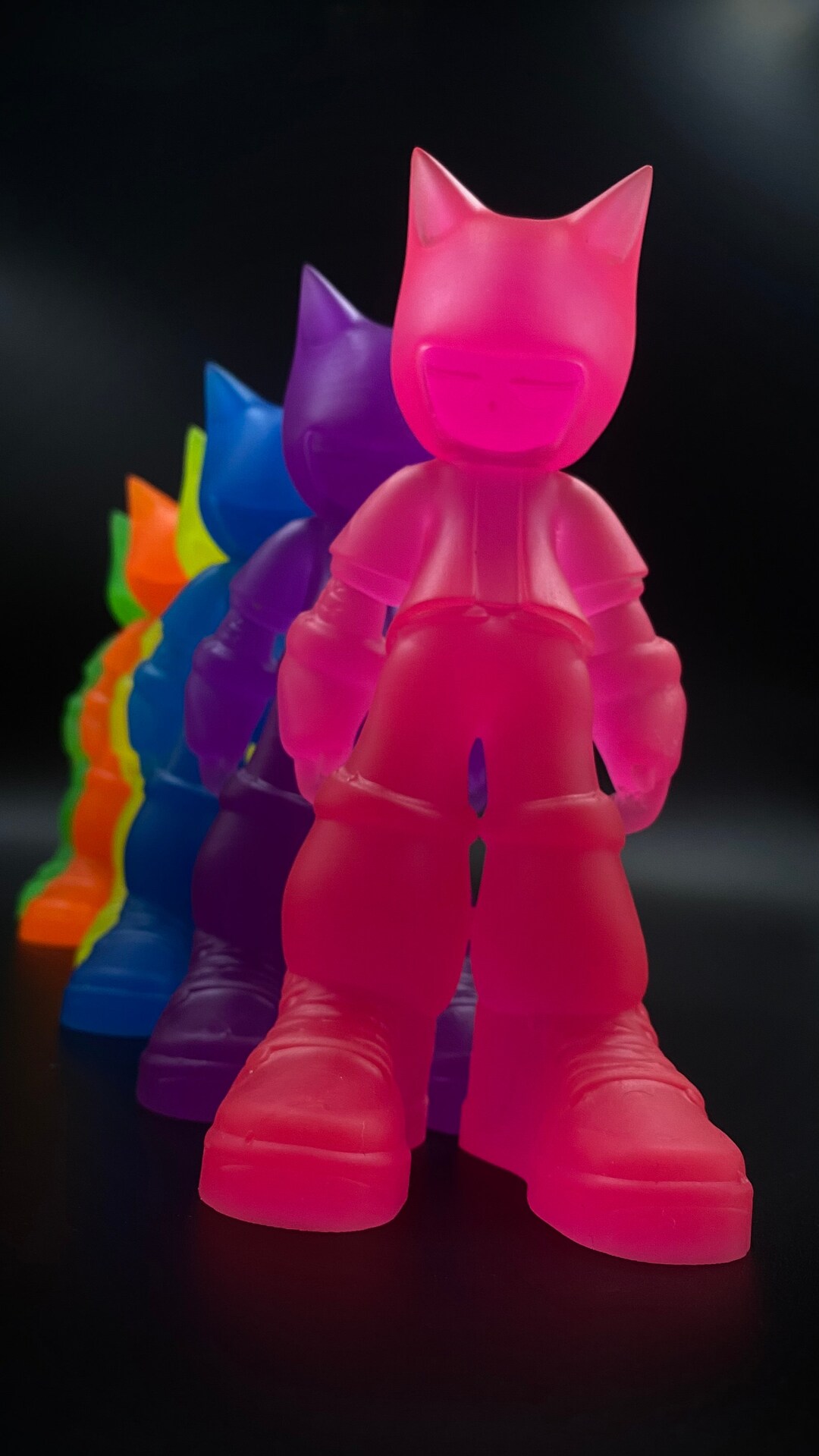 Otto Chibi Toy Neon Resin Figurine 3D Printing - Etsy