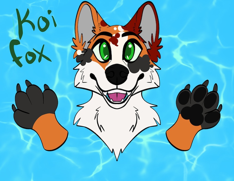 Koi Fox Fursuit Premade - Etsy