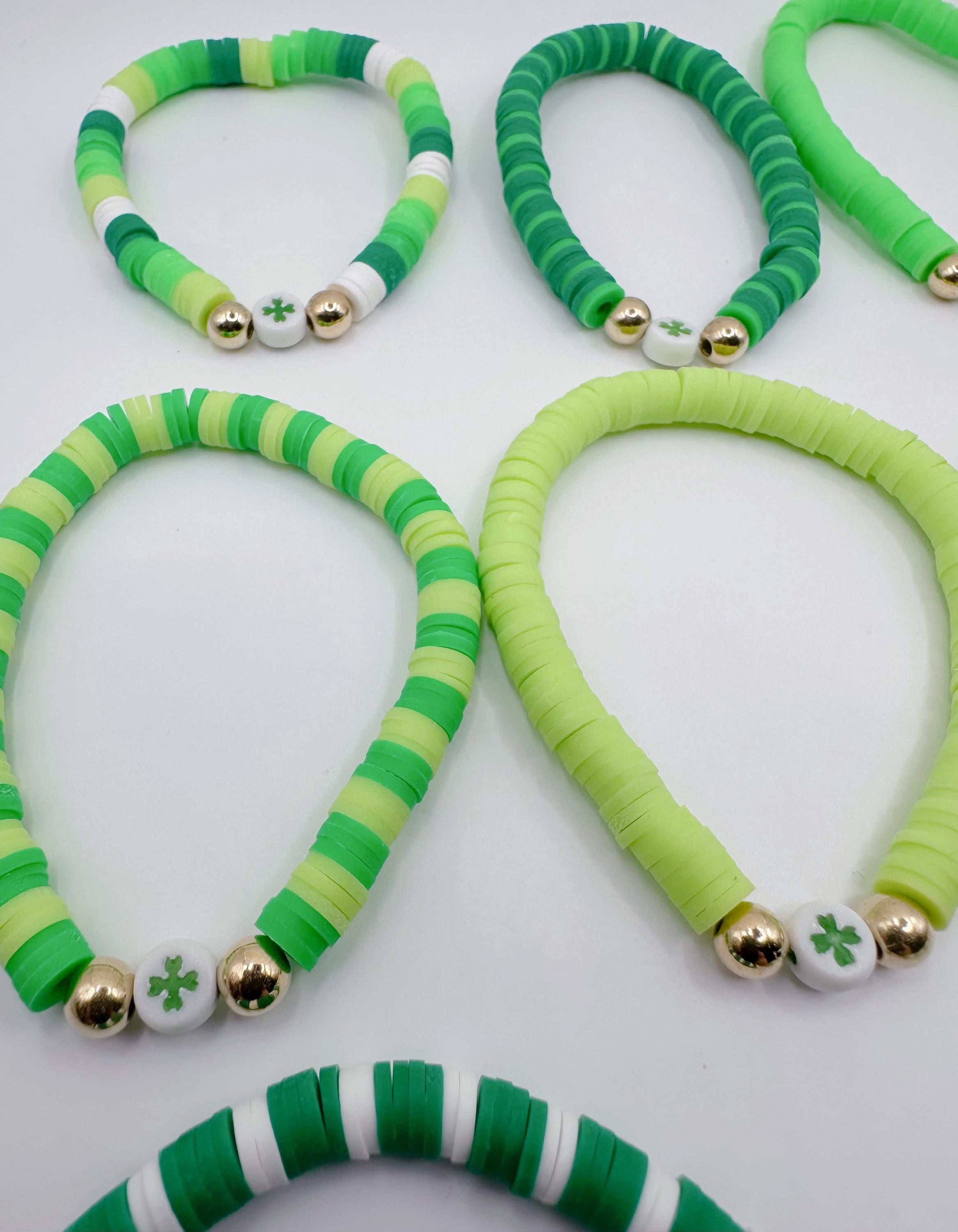 8-pack St. Patricks Day Friendship Bracelets Size 6.5 Inches Sized for ...