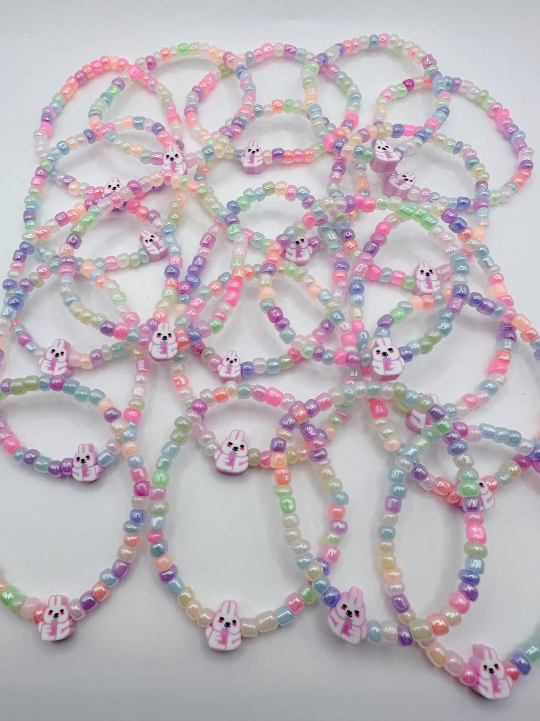 20-pack Easter Friendship Bracelets Size 6 Inches Sized for Children ...