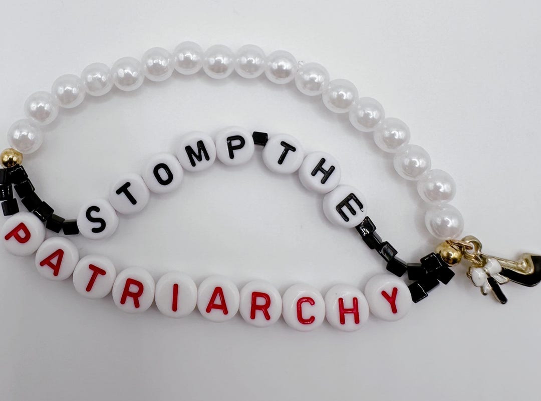 Stomp the Patriarchy Friendship Bracelet | Stiletto Heel Charm | Size 7 ...