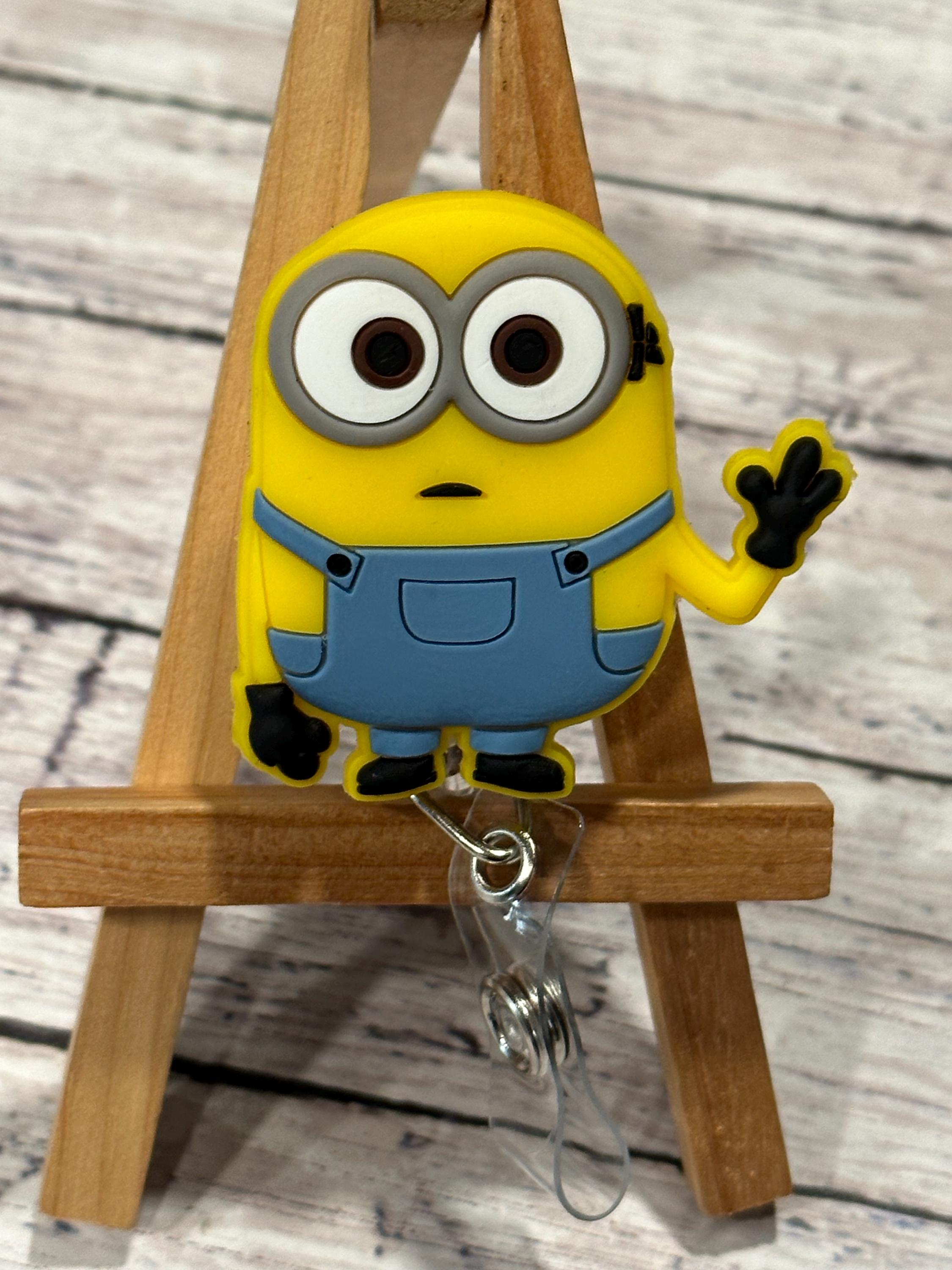 Minion Retractable Badge Reel, ID Name Card Badge Holder, Nurses ...