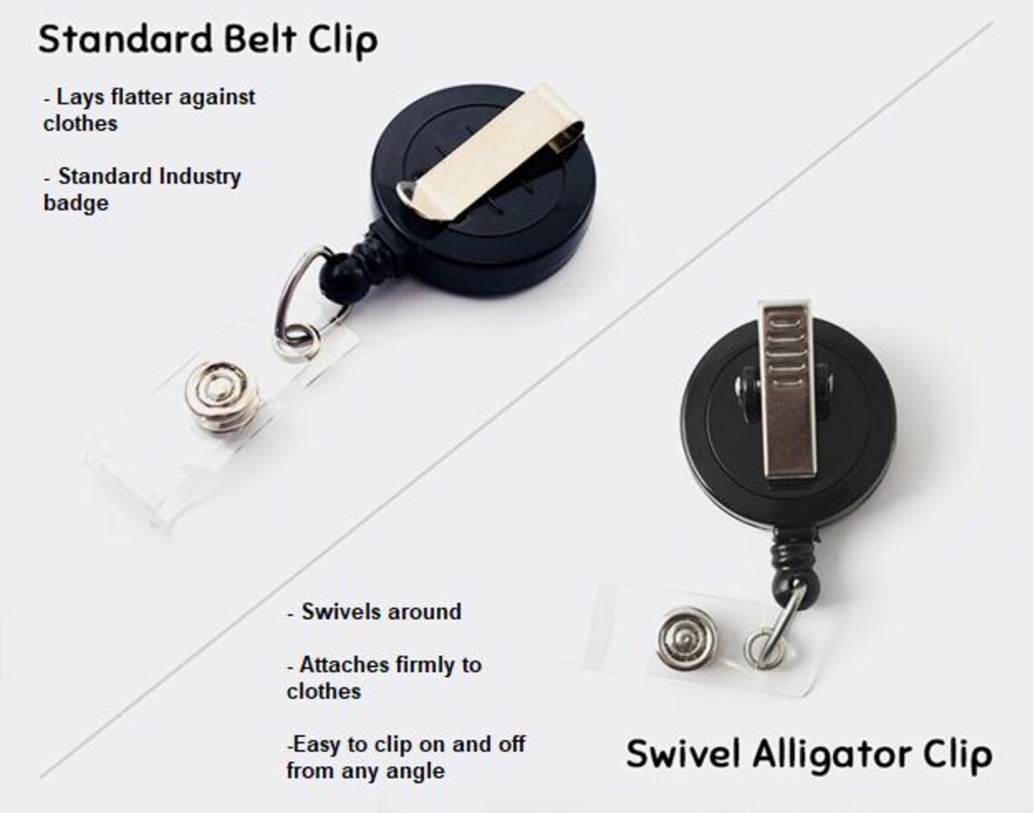 Alien in Spaceship Retractable Badge Reel, ID Name Card Badge Holder ...