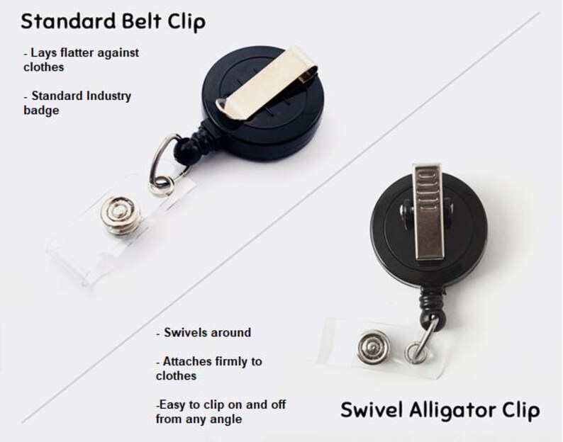 Alien in Spaceship Retractable Badge Reel, ID Name Card Badge Holder ...