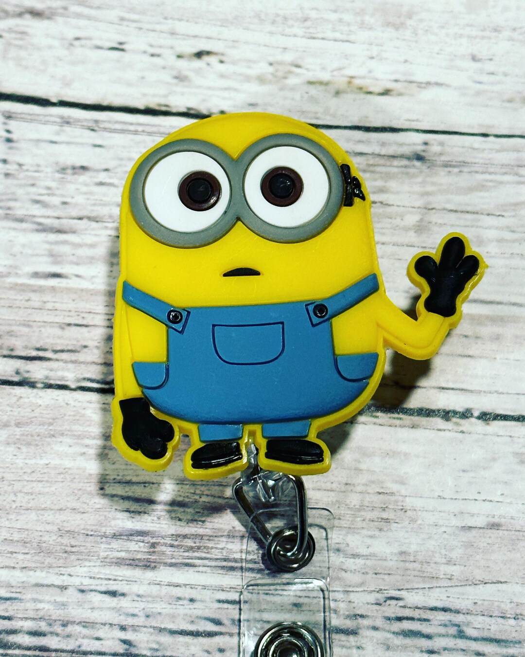 Minion Retractable Badge Reel, ID Name Card Badge Holder, Nurses ...