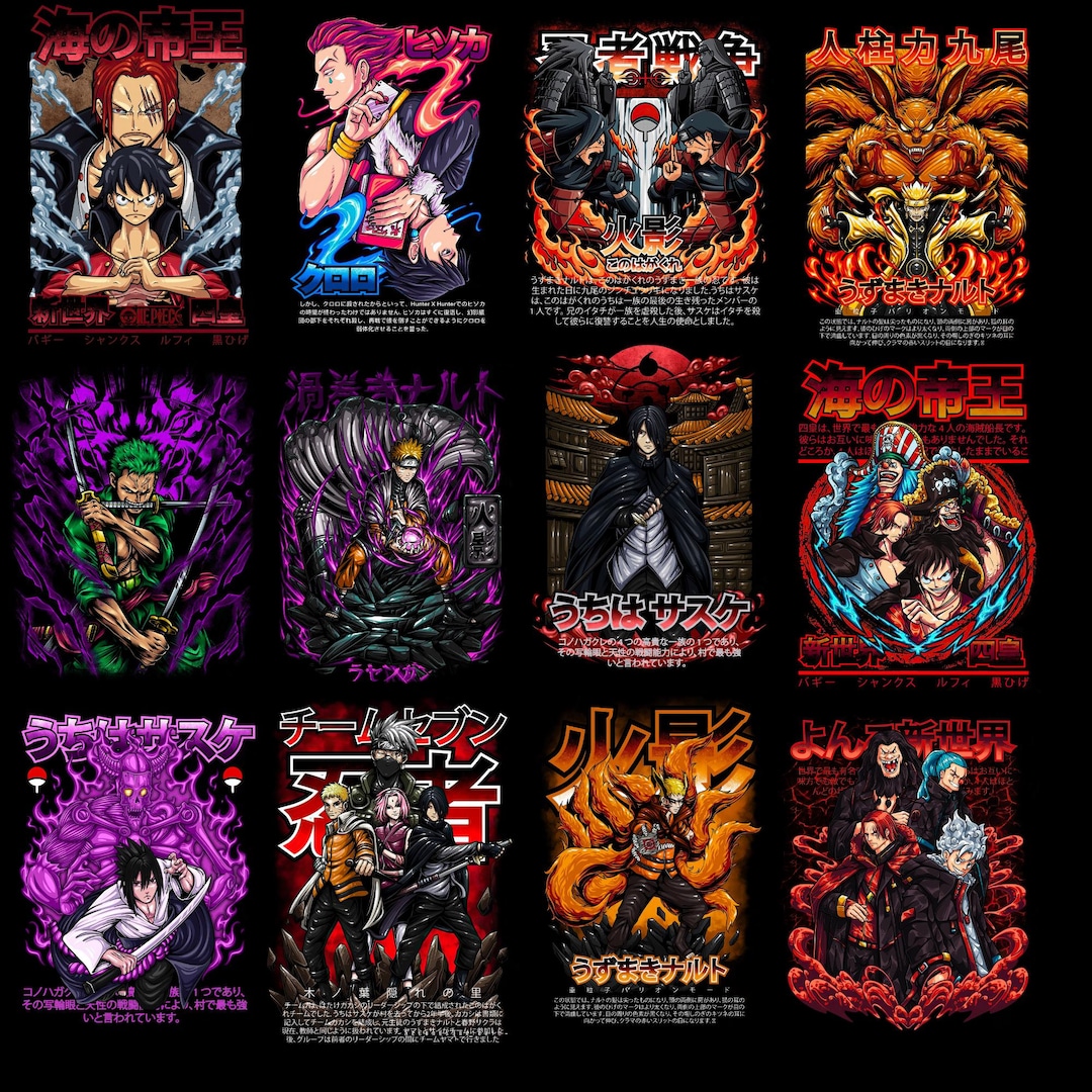 3000 Anime Vector Files Bundle | Anime Svg,png,eps,ai | Anime Clipart ...