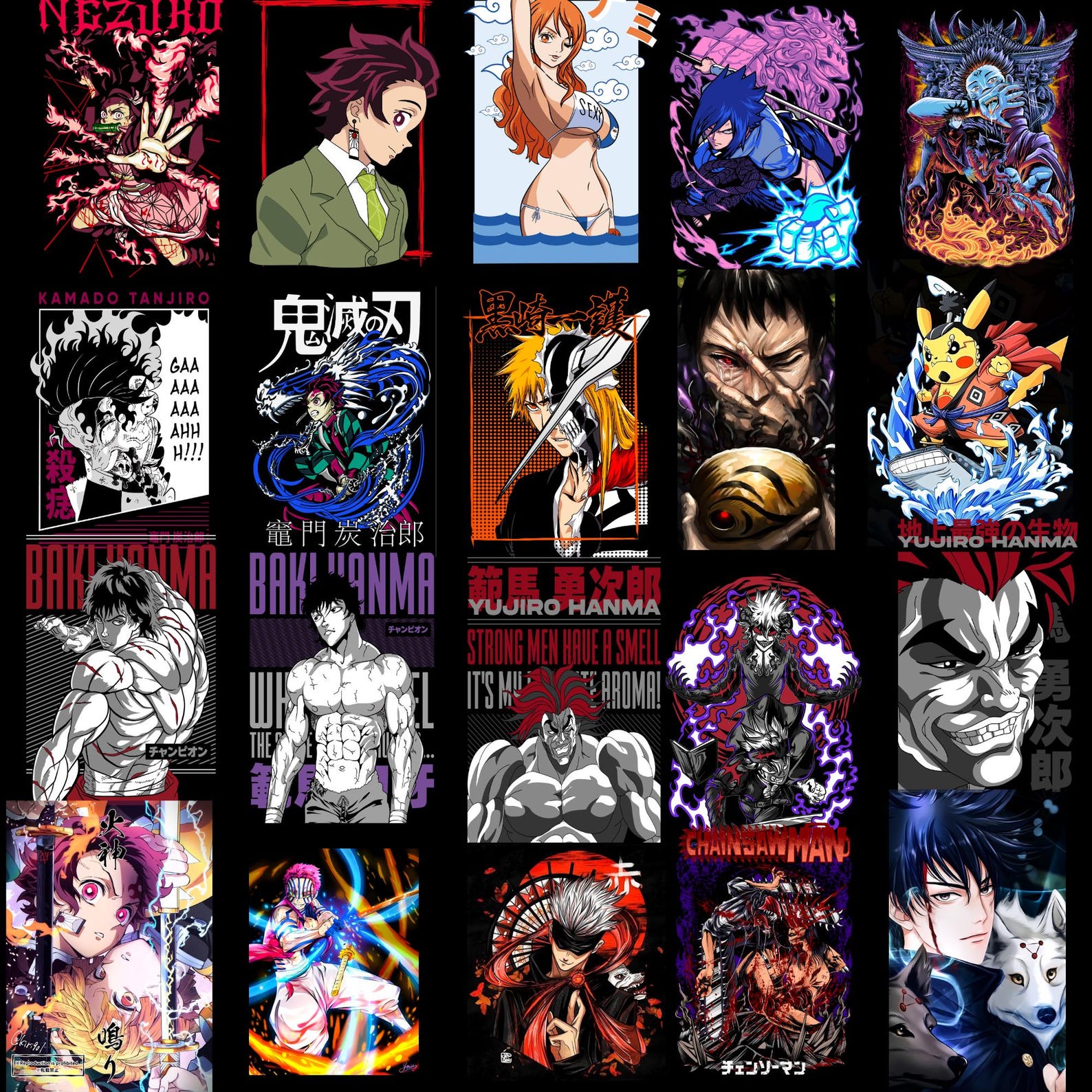 3000 Anime Vector Files Bundle | Anime Svg,png,eps,ai | Anime Clipart ...