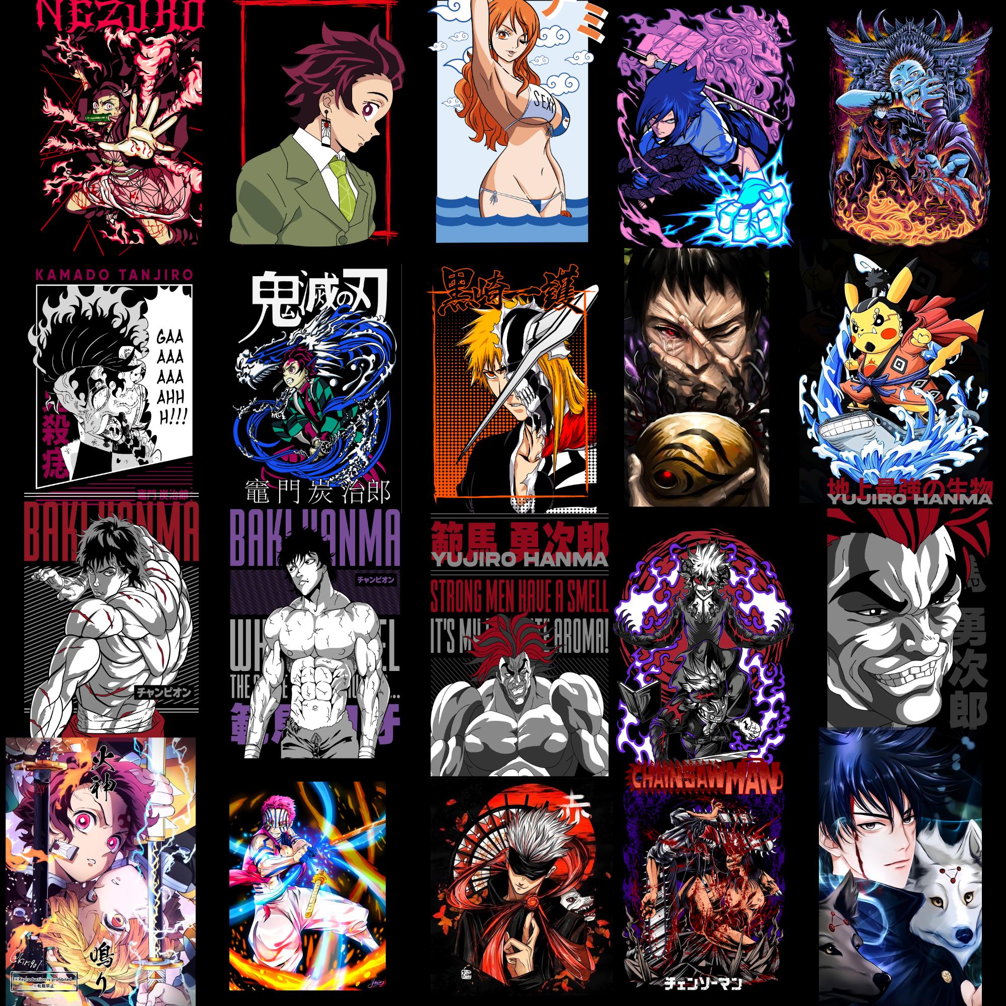 3000 Anime Vector Files Bundle | Anime Svg,png,eps,ai | Anime Clipart ...