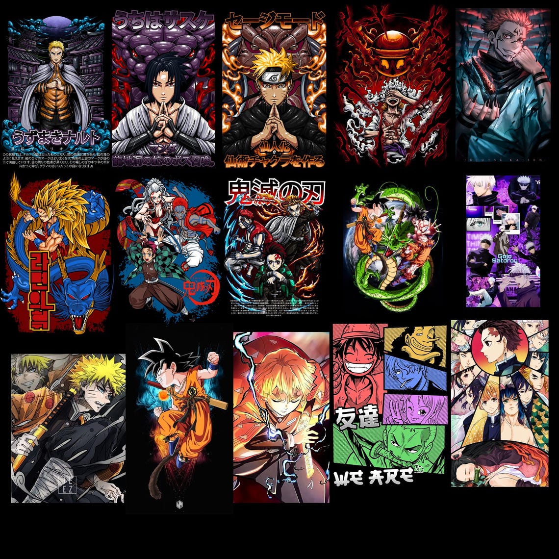 3000 Anime Vector Files Bundle | Anime Svg,png,eps,ai | Anime Clipart ...