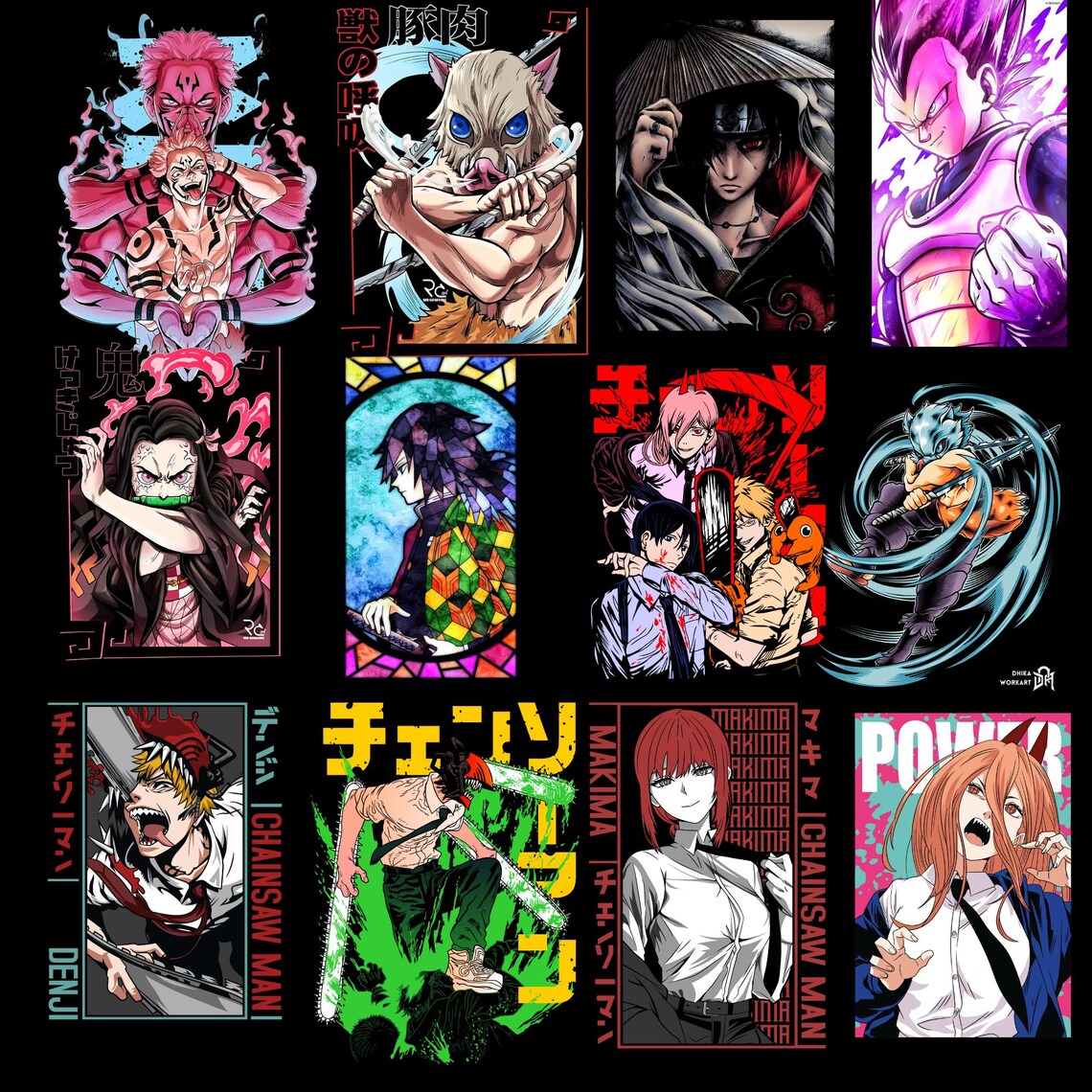 3000 Anime Vector Files Bundle | Anime Svg,png,eps,ai | Anime Clipart ...