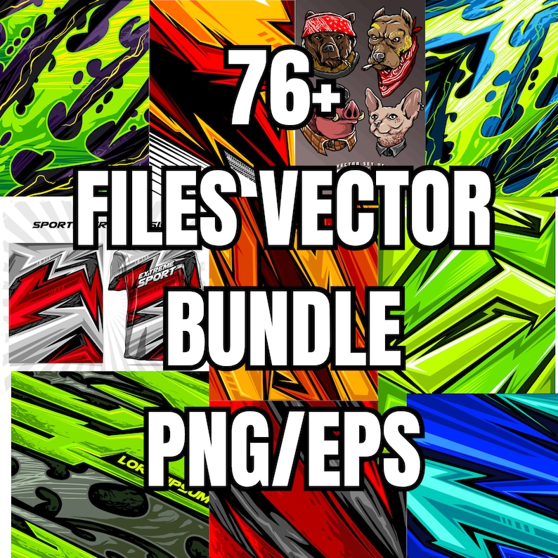 76+ Files Racing Vector Bundle - Premium PNG & EPS Design Pack - Etsy