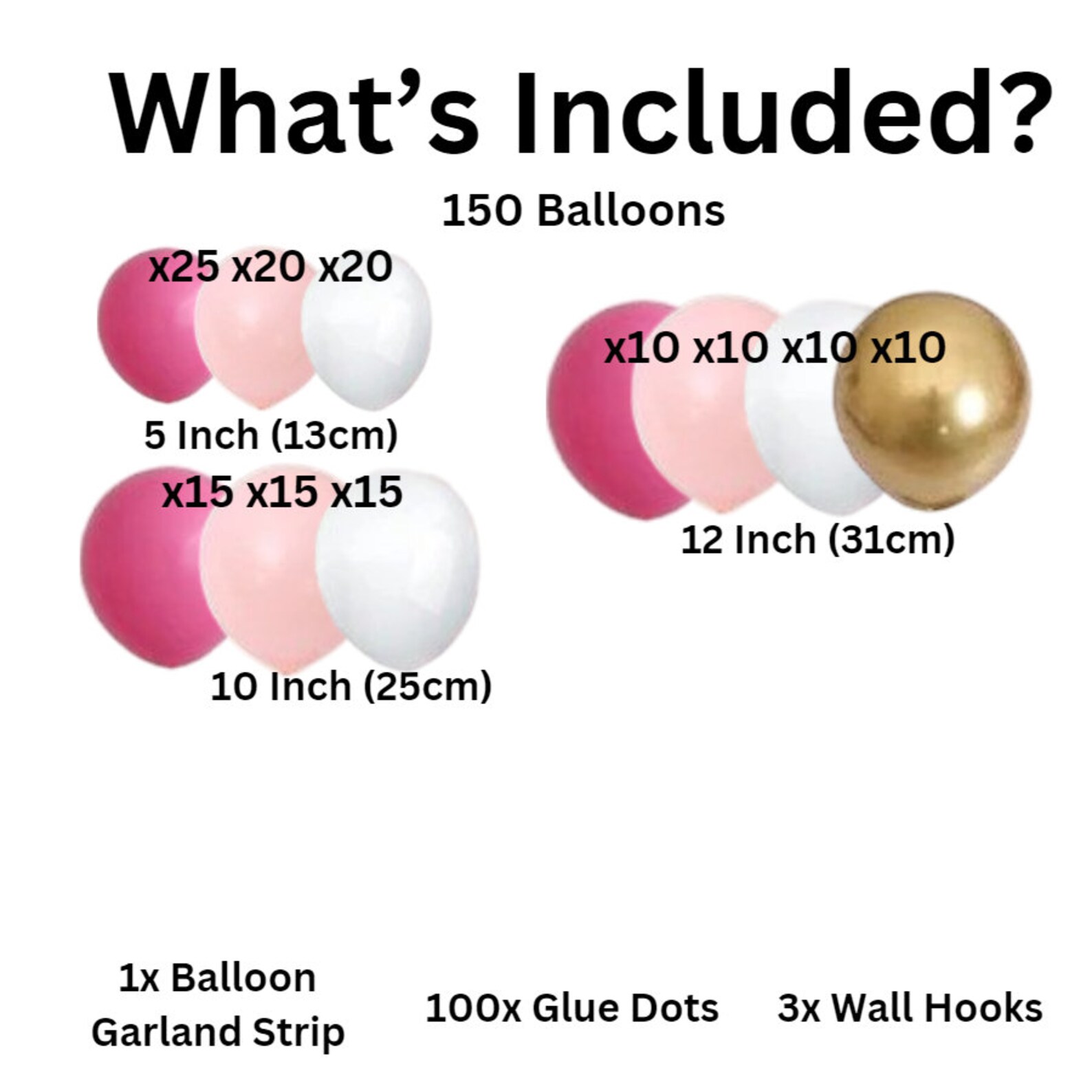 Pastel Pink Balloon Arch Kit, Balloon Garland Arch, Wedding Decor, Baby ...