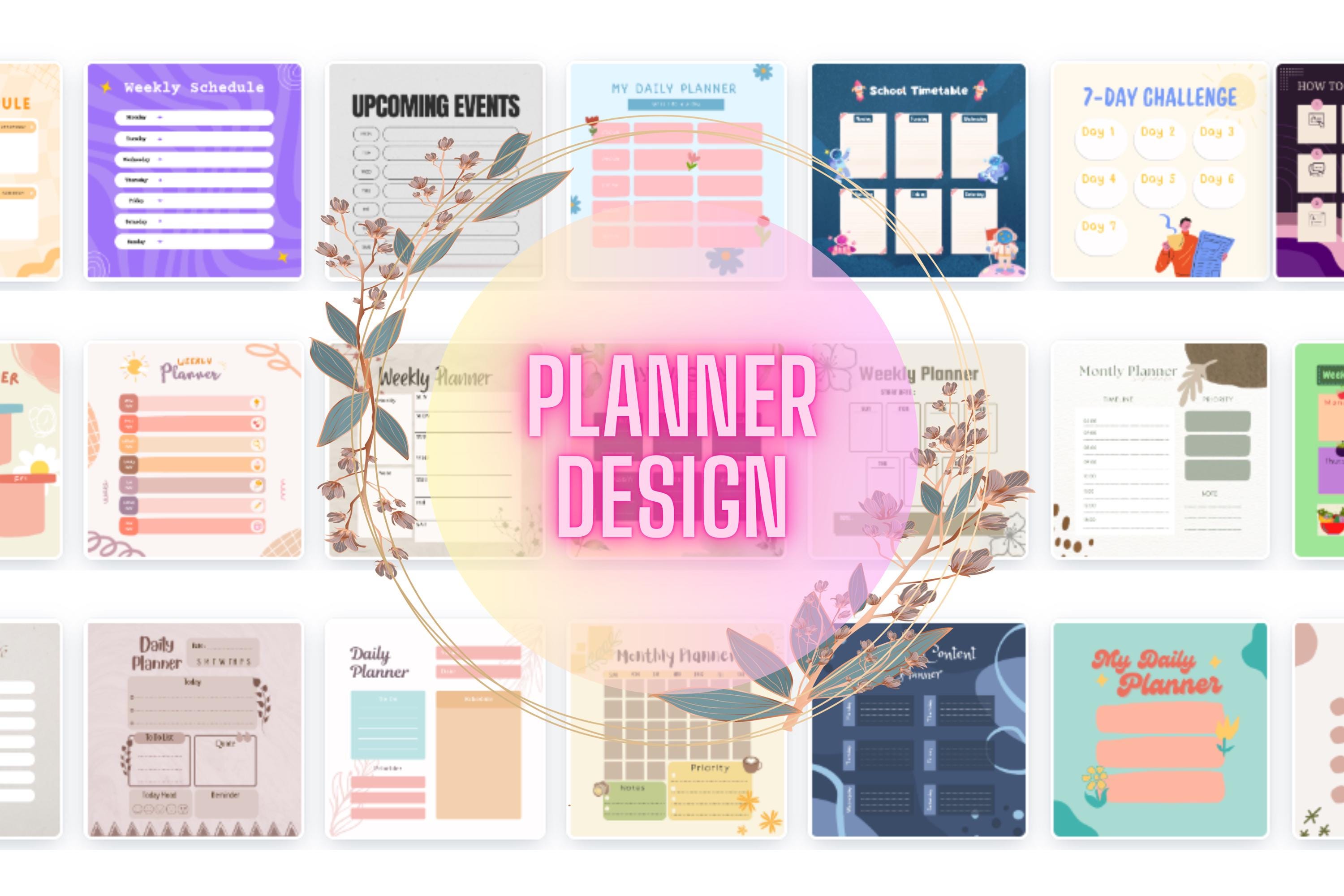 Planner PNG Daily Routine Printable, Digital Planner Stickers ...