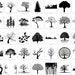 100 Tree PNG SVG Bundle, Tree Clipart Set, Nature Vector Graphics, Tree ...