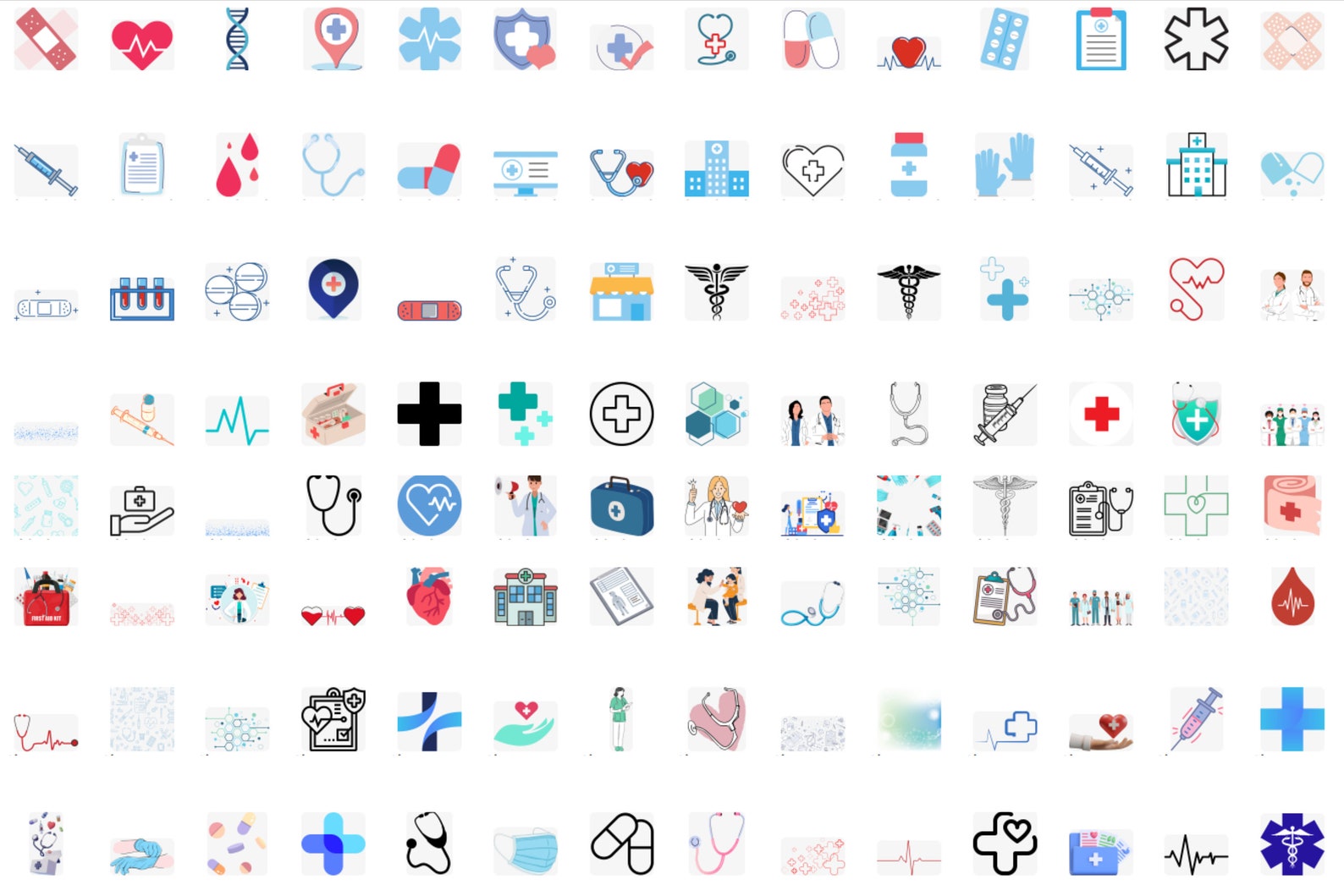 Medical PNG Icon Set, Healthcare Digital Clipart, Hospital Clip Art ...