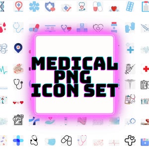 Medical PNG Icon Set, Healthcare Digital Clipart, Hospital Clip Art ...