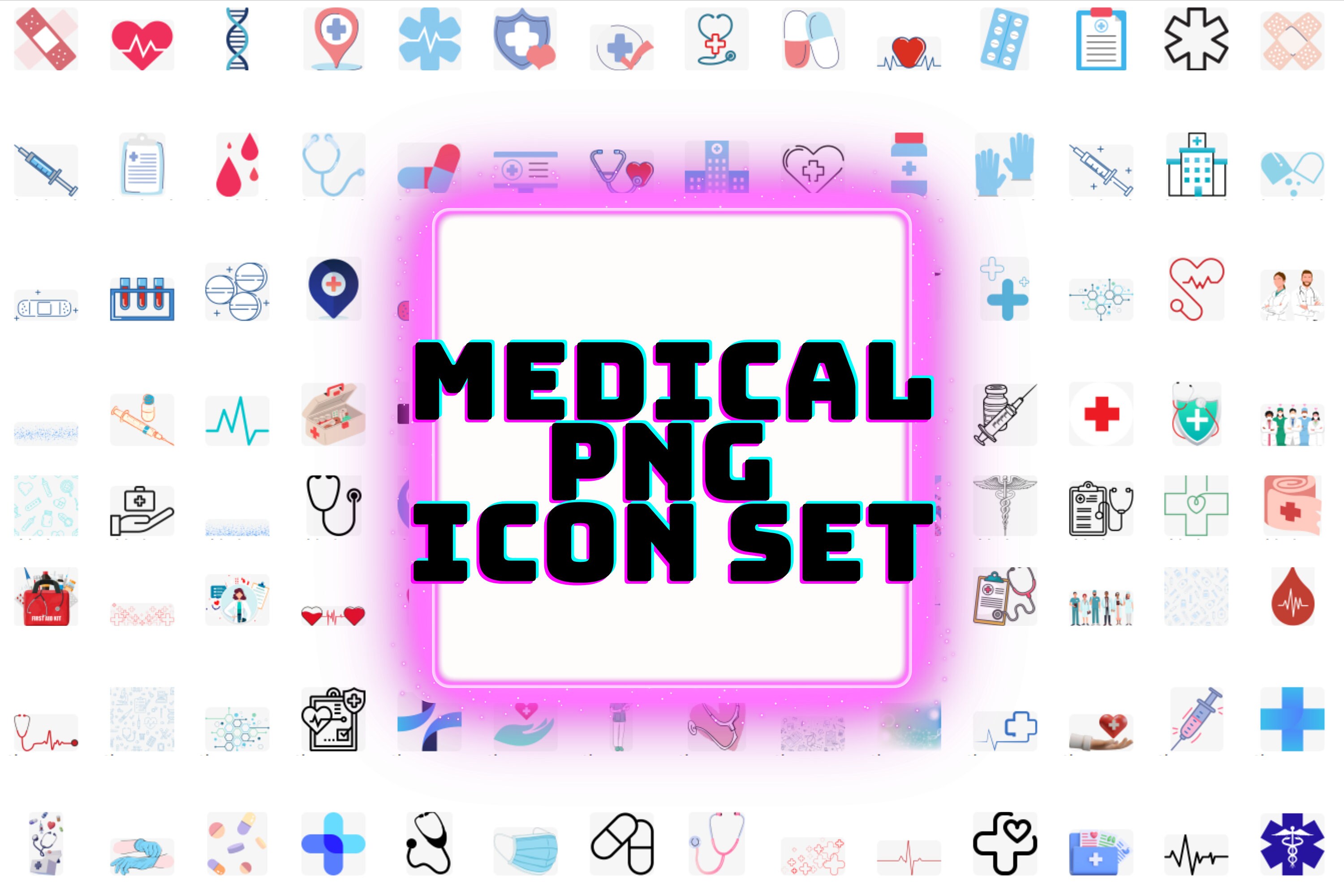 Medical PNG Icon Set, Healthcare Digital Clipart, Hospital Clip Art ...