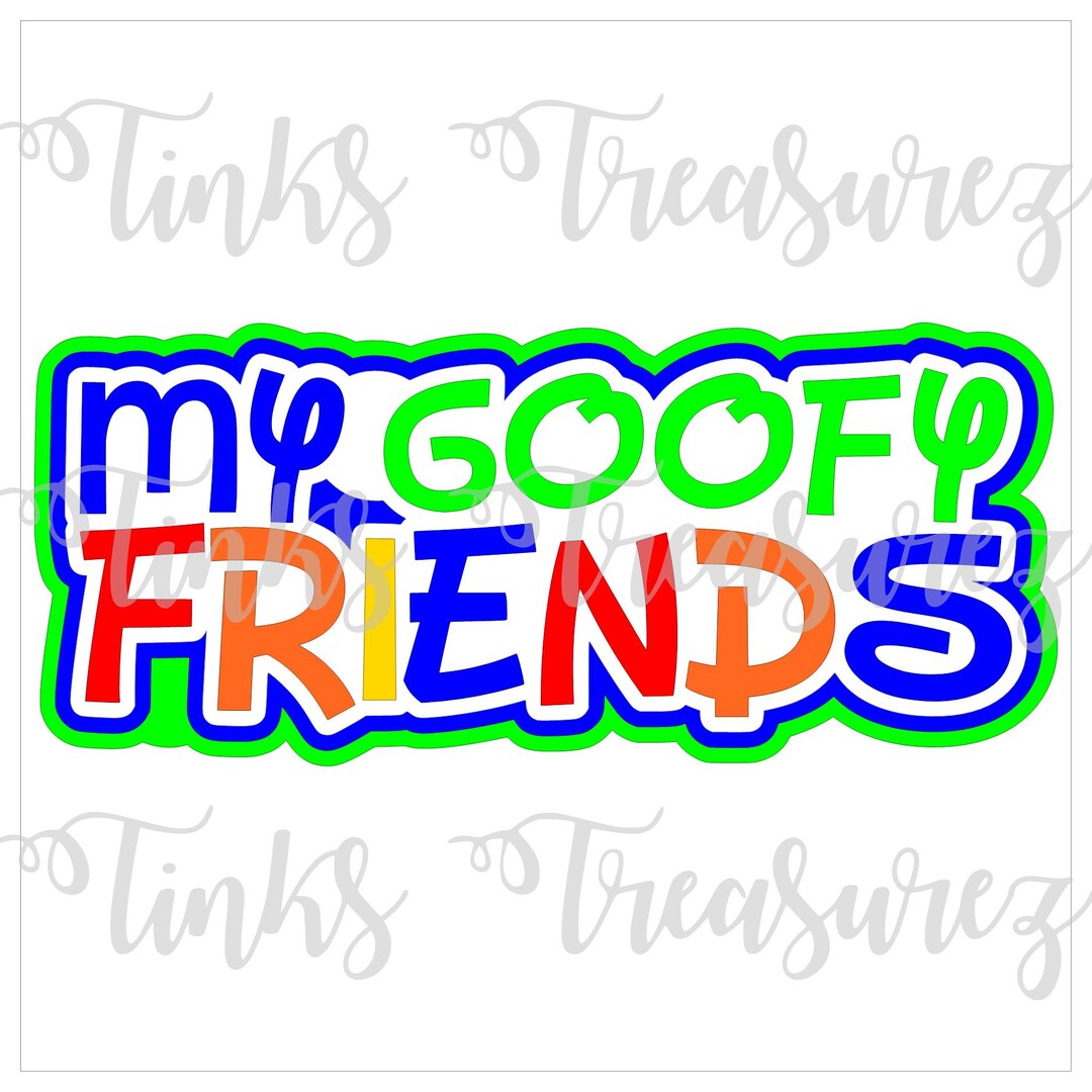 Digital SVG Die Cut, Magic Kingdom, Cut File, Bonus Character, My Goofy ...