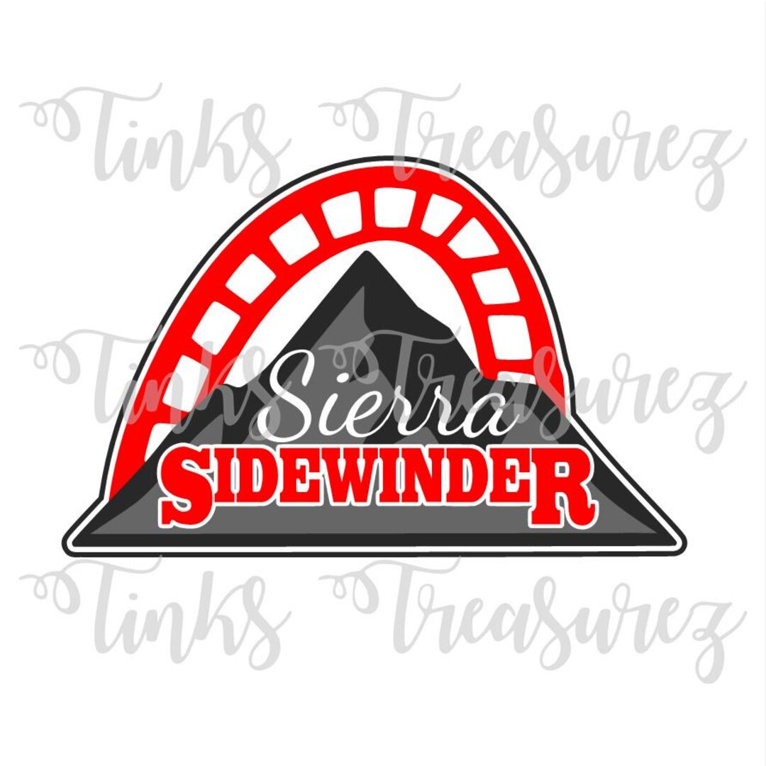 Sierra Side Winder SVG, Digital File, Roller Coaster Ride Scrapbook ...