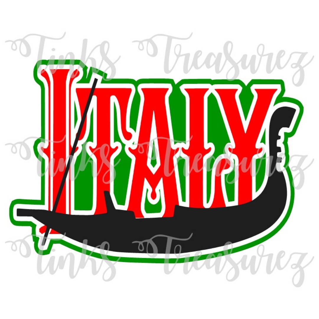 Italy SVG Die Cut, Gondola Svg, WDW Vacation, Cut File, Italy World ...