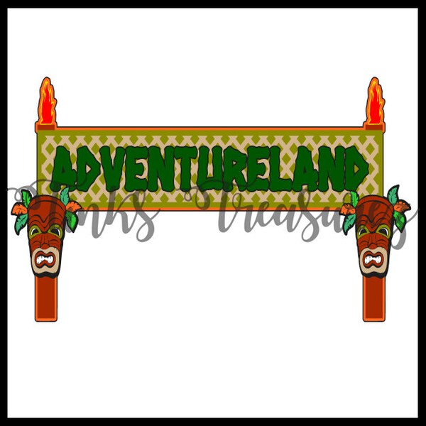 Adventureland Svg - Etsy