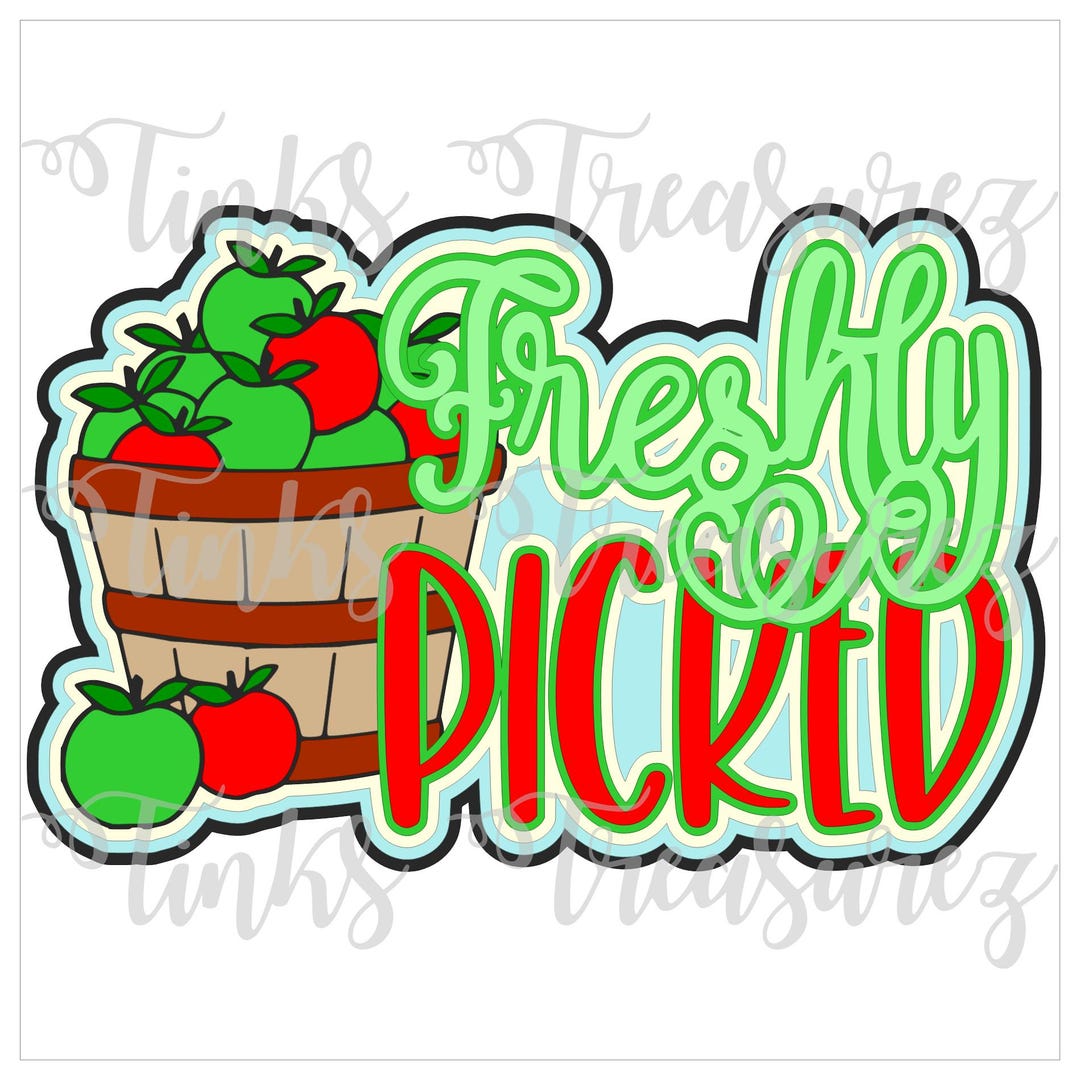 Freshly Picked SVG, Apples, Orchard Svg, Fall Svg, Png, JPG, Outdoors ...