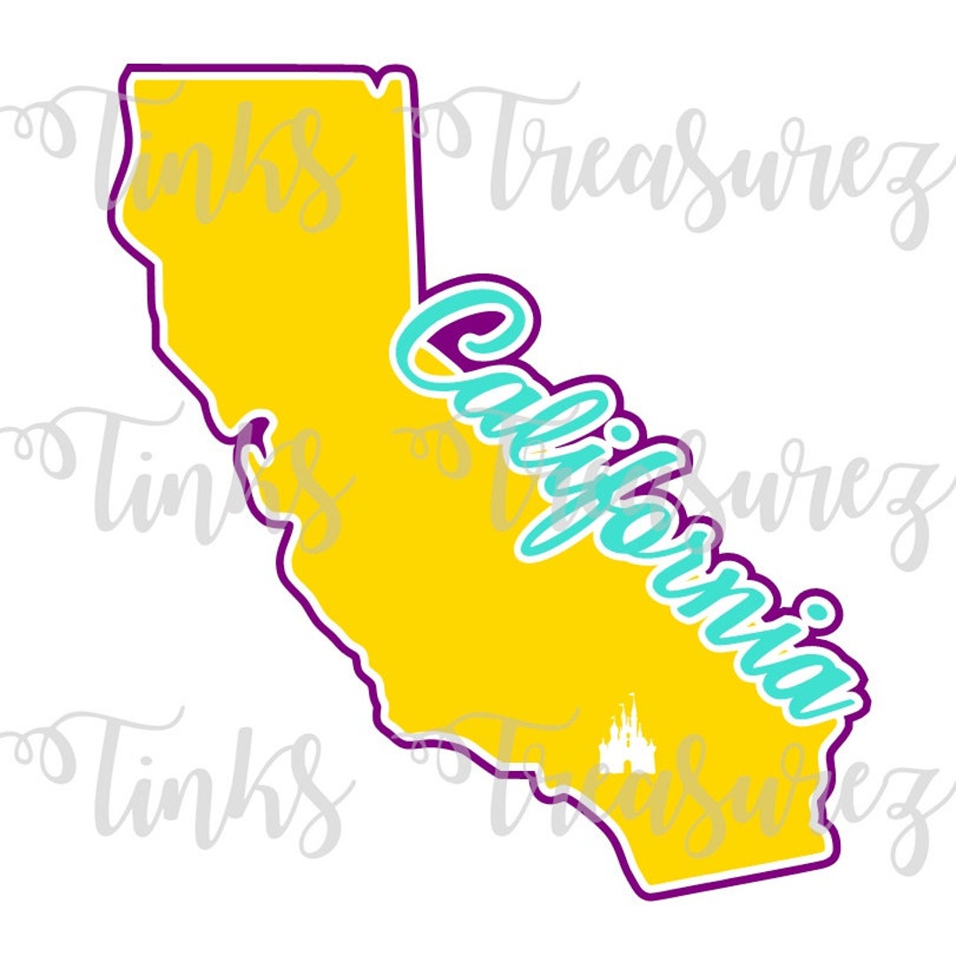 California State SVG, Castle, Golden State, Travel, Vacation SVG ...